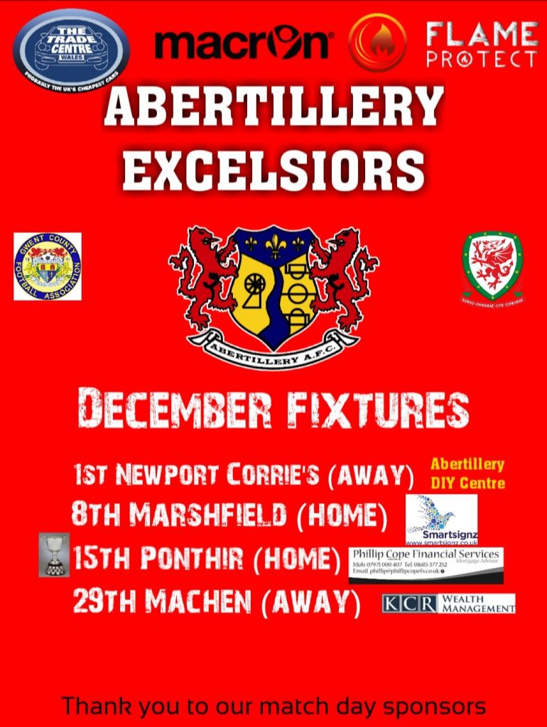News – Abertillery Excelsiors AFC
